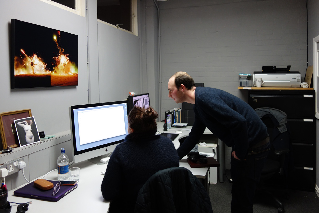 In the studio - Simon Roberts